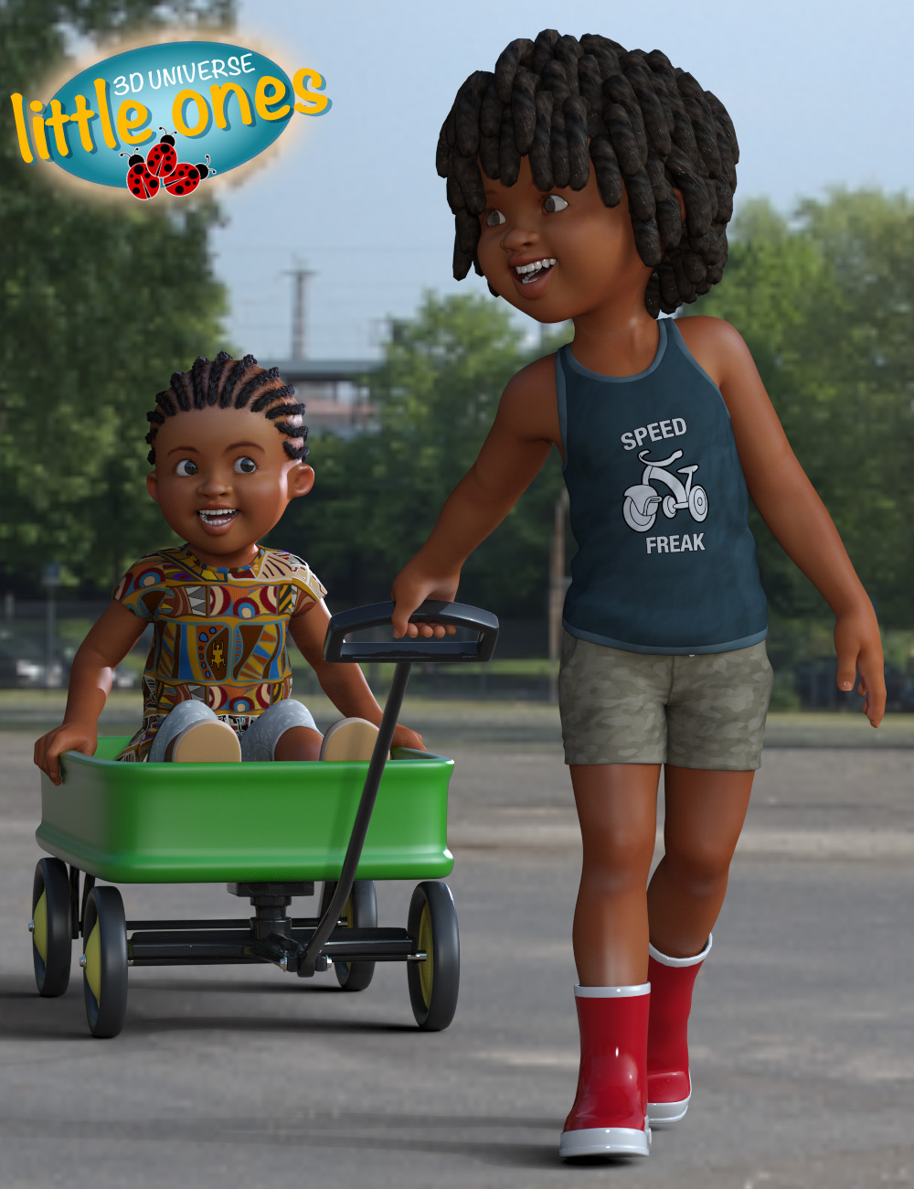 Little Ones (African) for Genesis 3 | Daz 3D