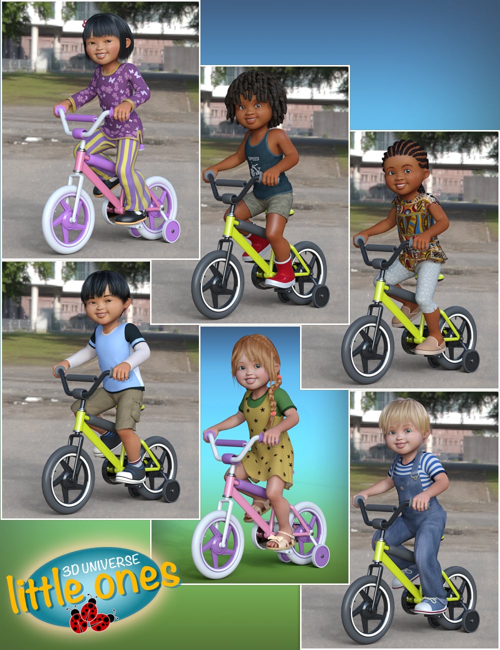 Little Ones (Mega Bundle) for Genesis 3 | Daz 3D