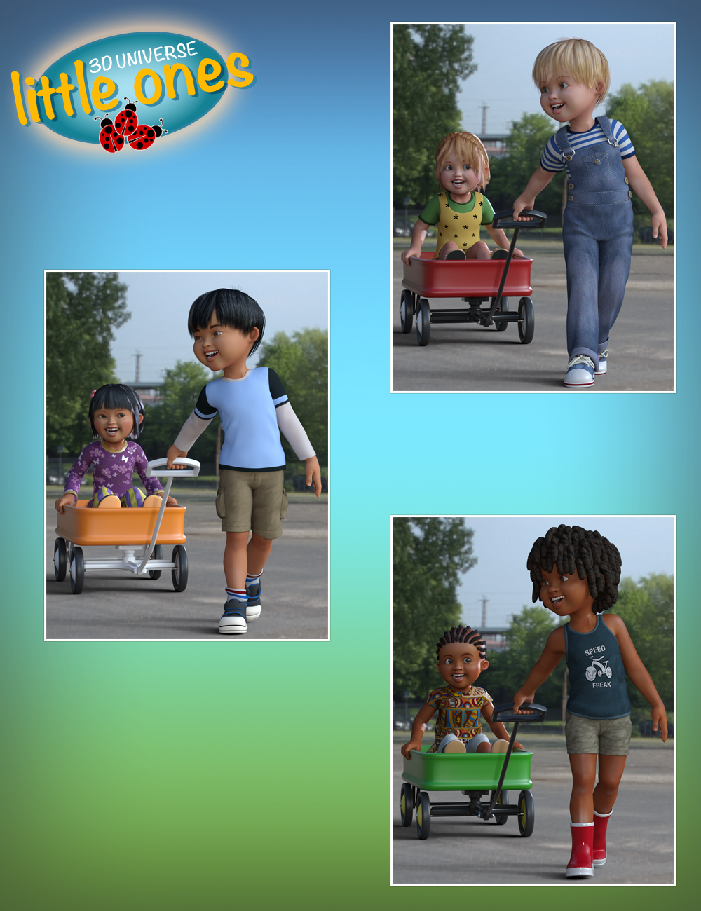 Little Ones (Mega Bundle) for Genesis 3 | Daz 3D