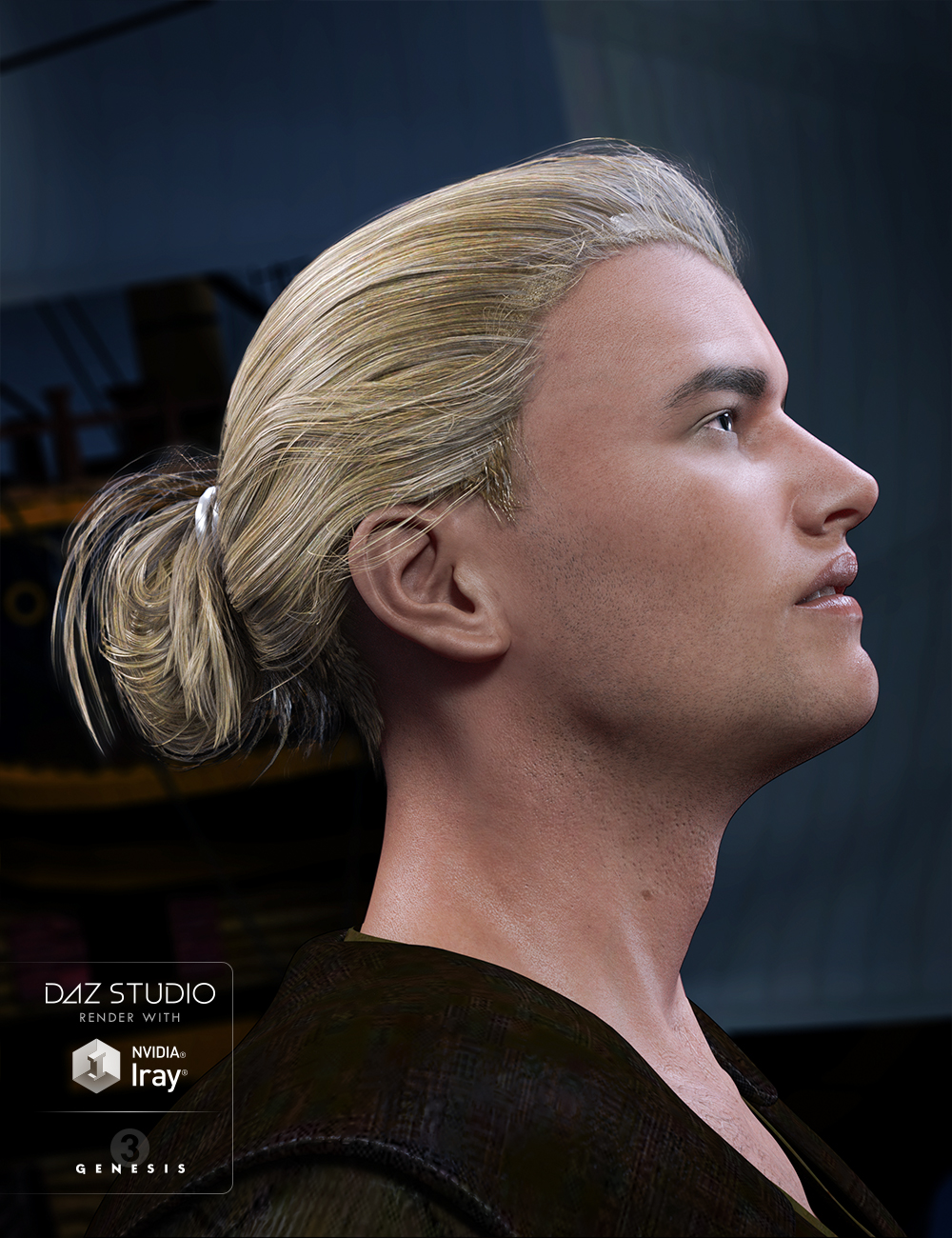 Colin Hair for Genesis 3 Male(s) | Daz 3D
