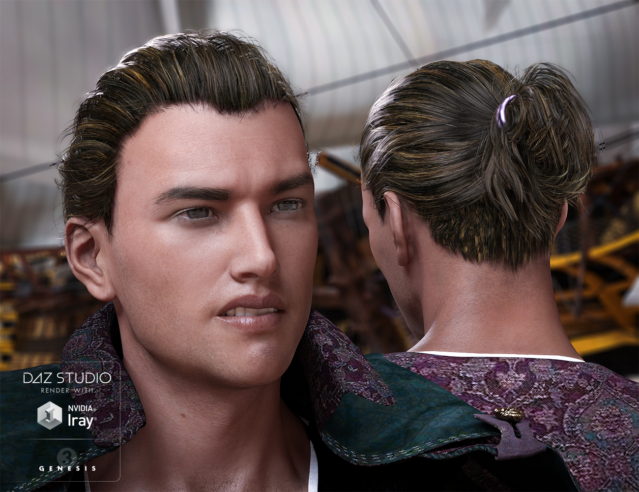 Colors for Colin Hair | Daz 3D