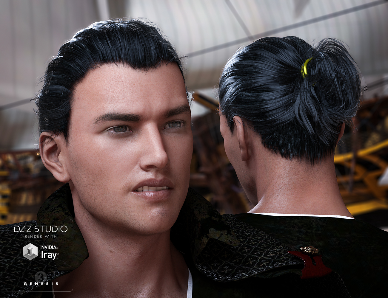 Colors for Colin Hair | Daz 3D