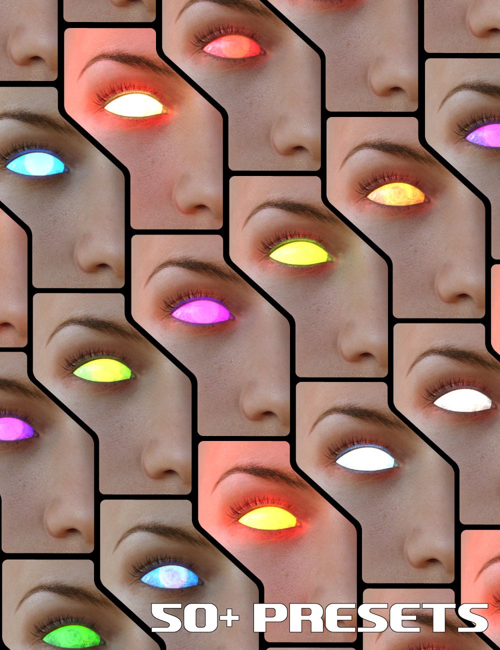 DA Glowing Eyes Iray Edition for Genesis 3 | Daz 3D