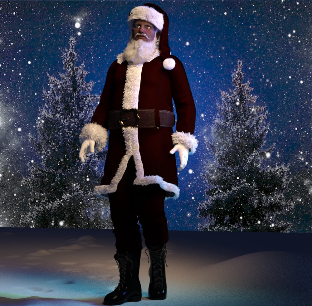 Santa Delux Suit | Daz 3D