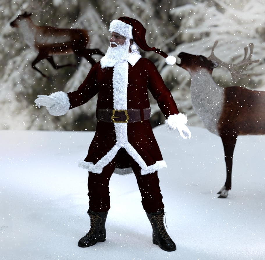 Santa Delux Suit | Daz 3D
