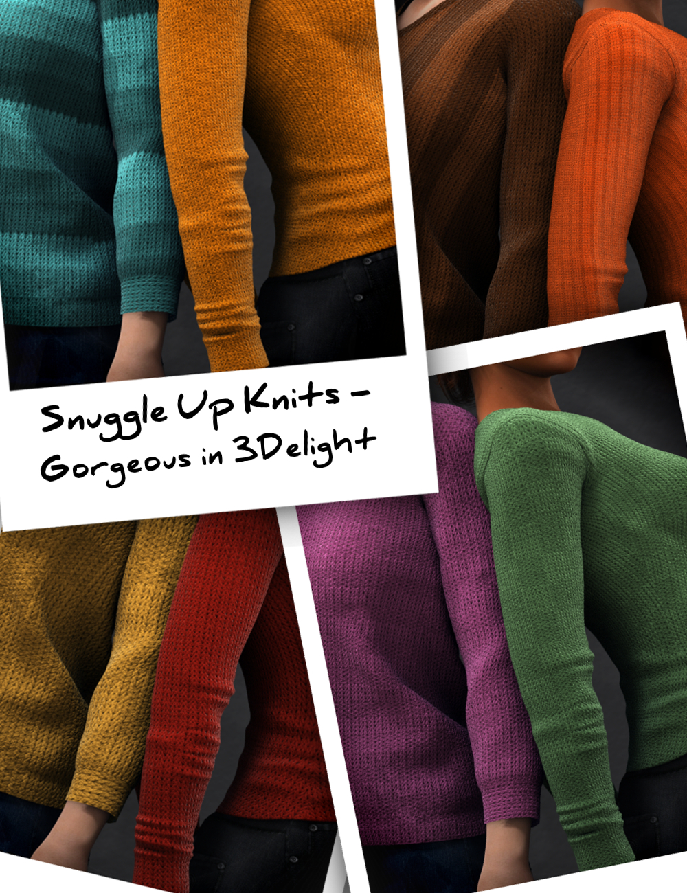 Snuggle Up Knits for Iray and 3Delight - Shader Presets | Daz 3D