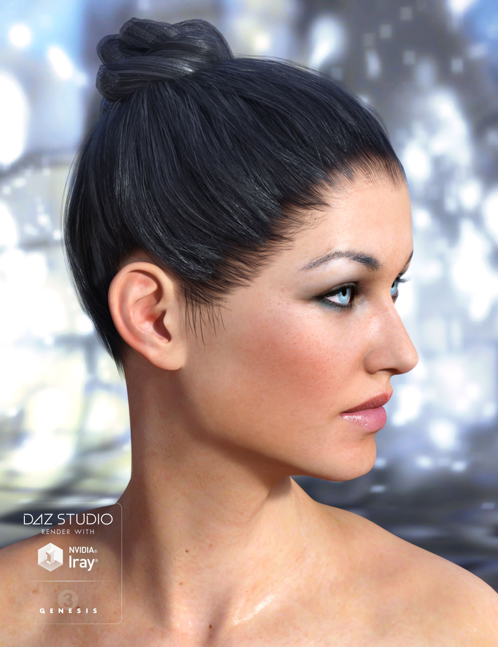 Geneva Hair | Daz 3D