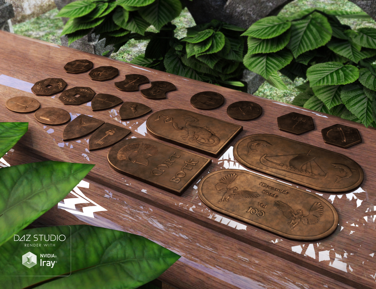 Fantasy Coinage | Daz 3D