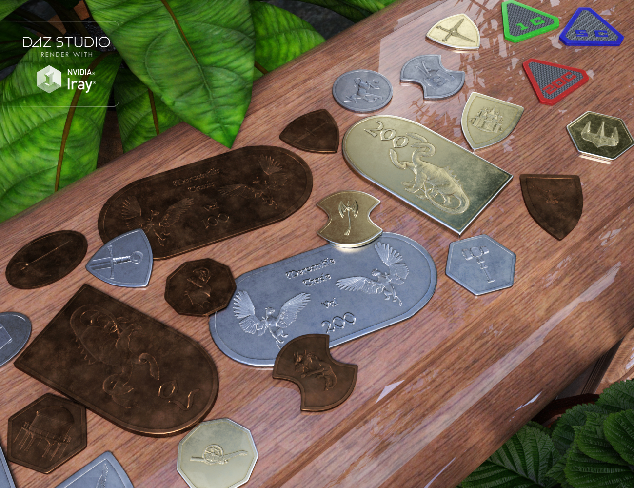 Fantasy Coinage | Daz 3D