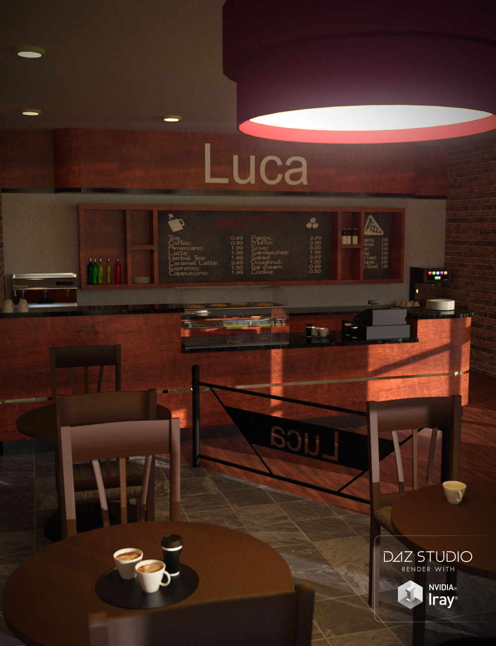 Cafe Luca | Daz 3D