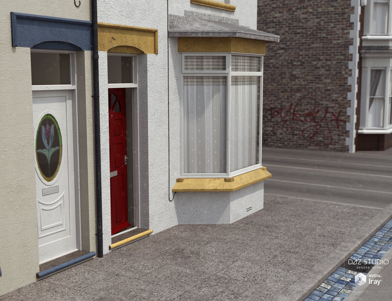 Northern Terrace Street | Daz 3D