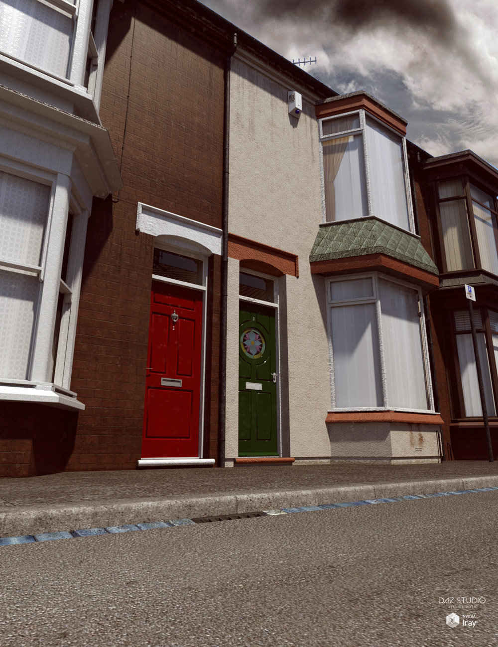 Northern Terrace Street | Daz 3D