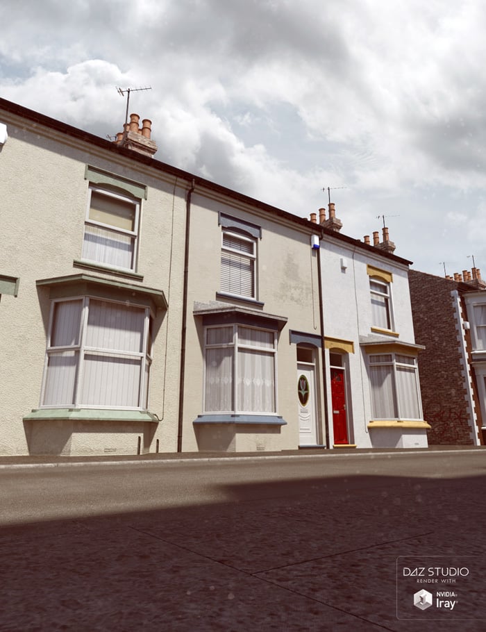 Northern Terrace Street | Daz 3D
