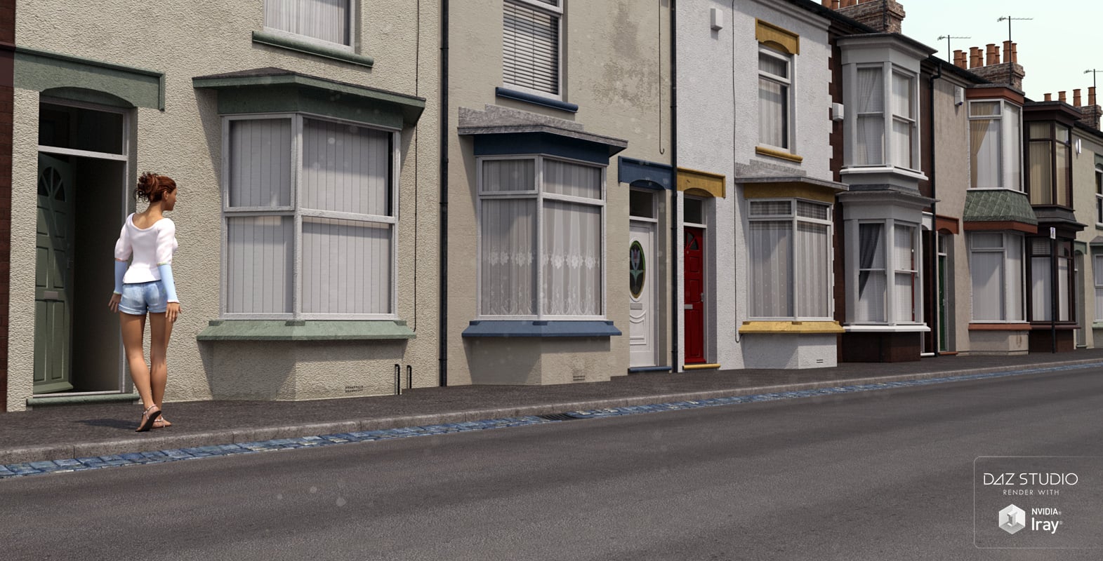 Northern Terrace Street | Daz 3D
