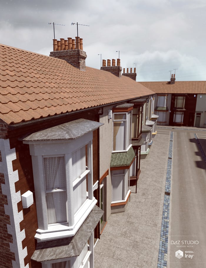 Northern Terrace Street | Daz 3D
