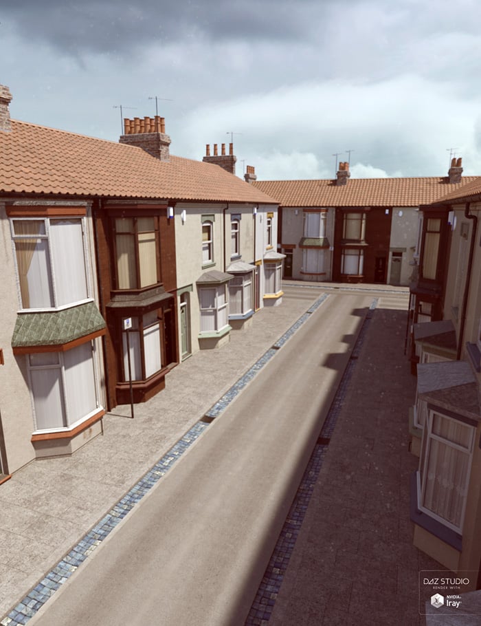 Northern Terrace Street | Daz 3D