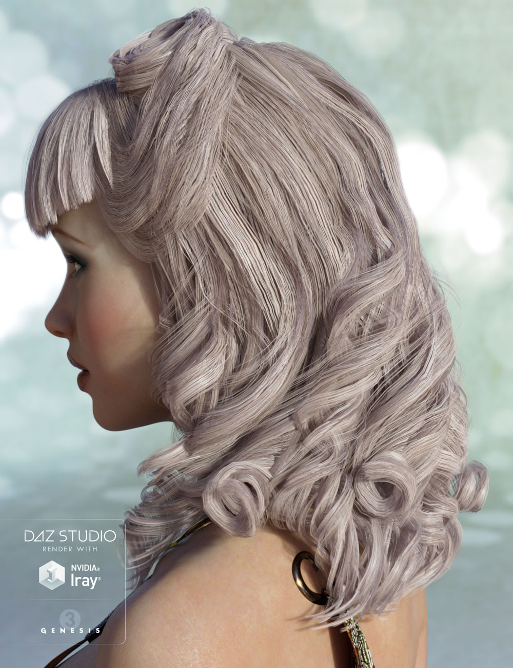 Sheridan Hair | Daz 3D