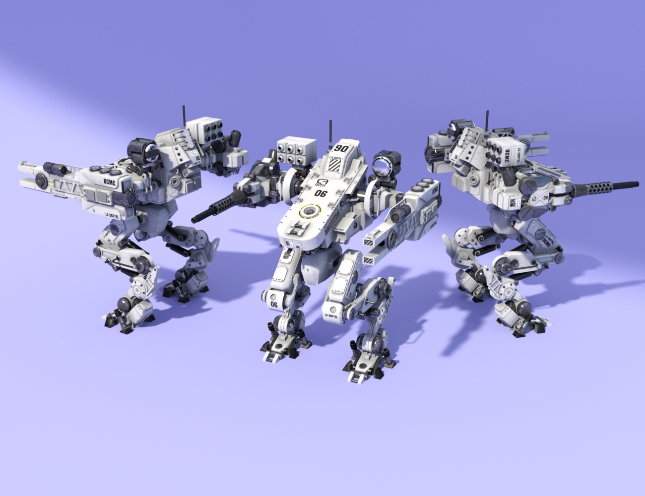 LG06 Combat Mech | Daz 3D