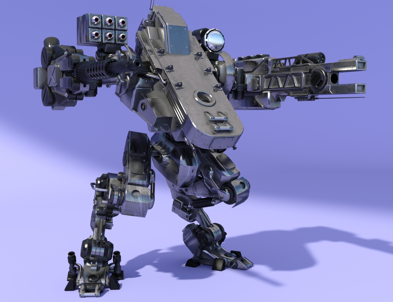LG06 Combat Mech | Daz 3D