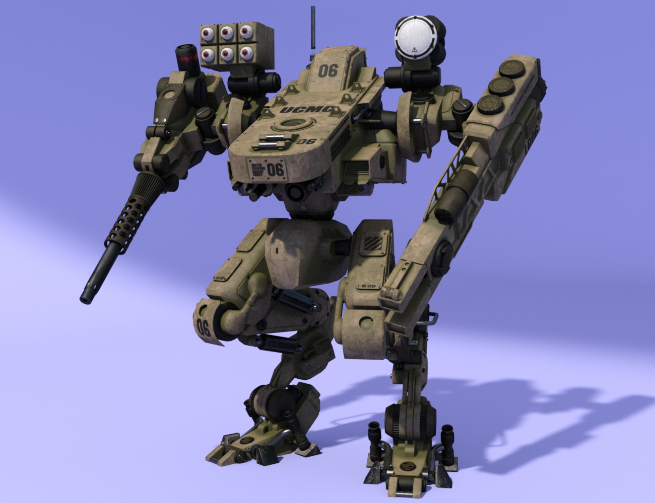 LG06 Combat Mech | Daz 3D