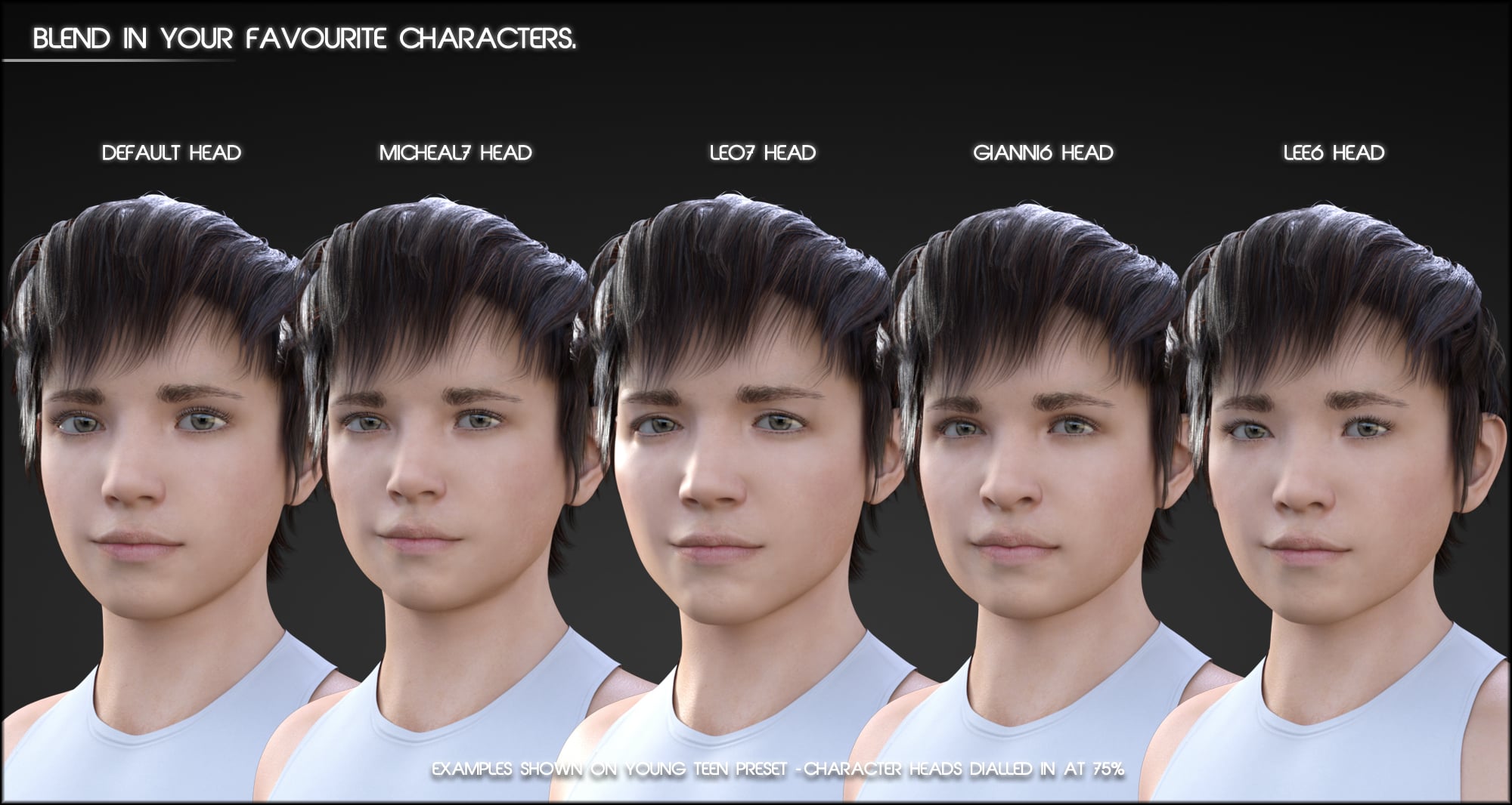 Growing Up For Genesis 3 Males Daz 3d 5335