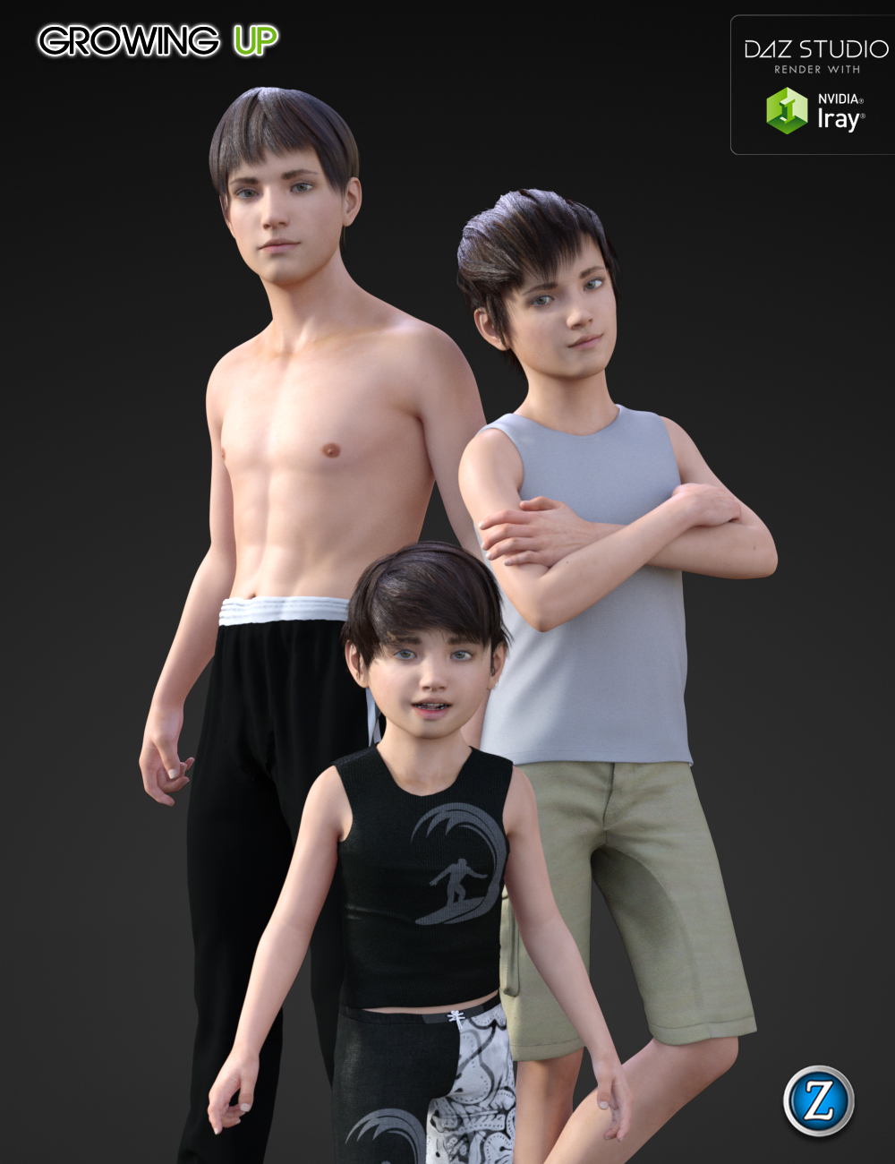 Growing Up For Genesis 3 Males Daz 3d 0876