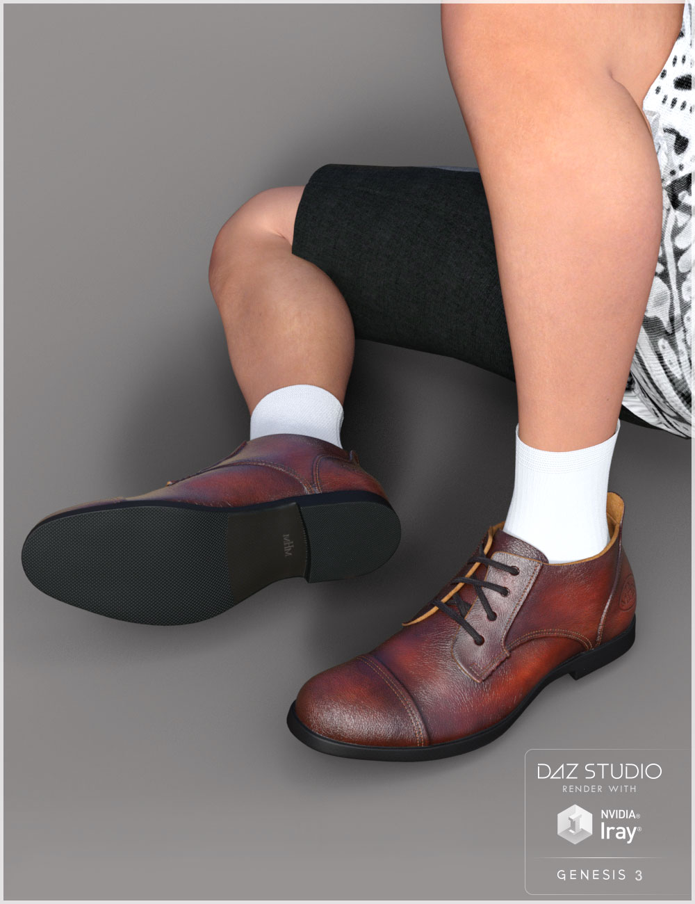 Leather Shoes Bundle | Daz 3D