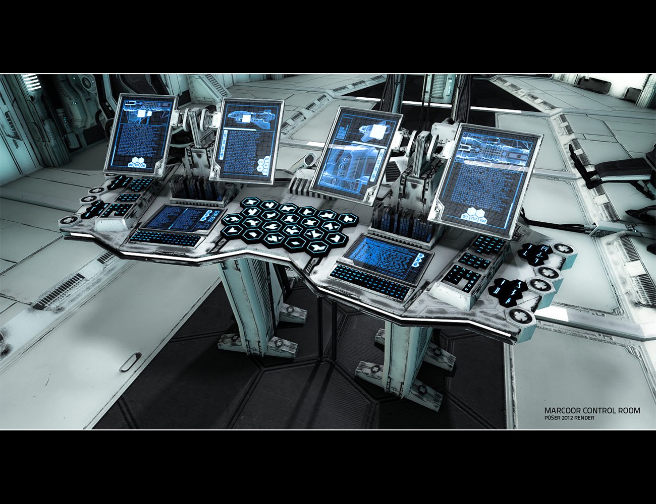 SS Marcoor Control Room | Daz 3D