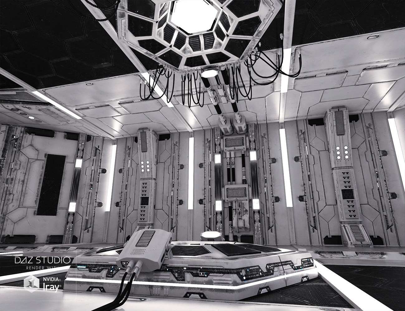 SS Marcoor Control Room | Daz 3D