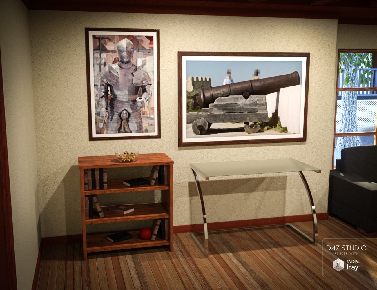 Interior Living Room Set | Daz 3D