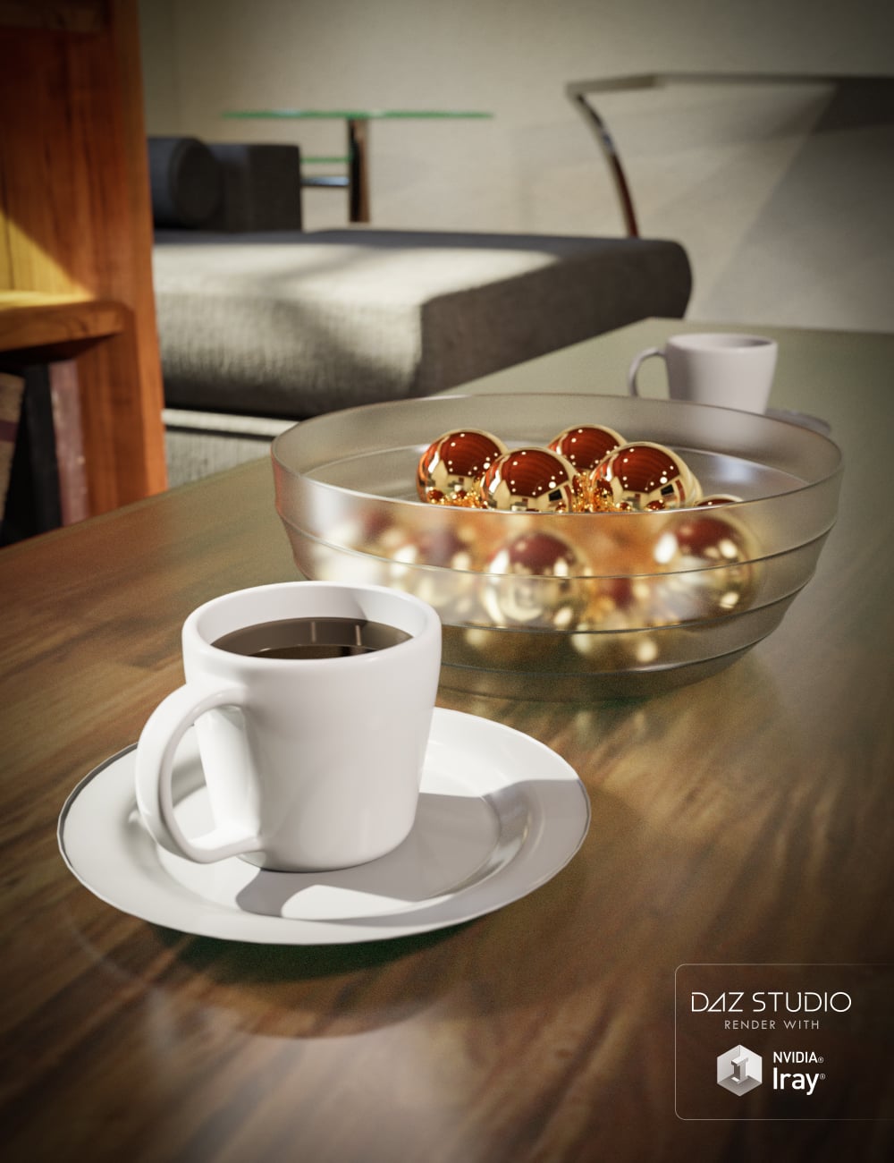Interior Living Room Set | Daz 3D