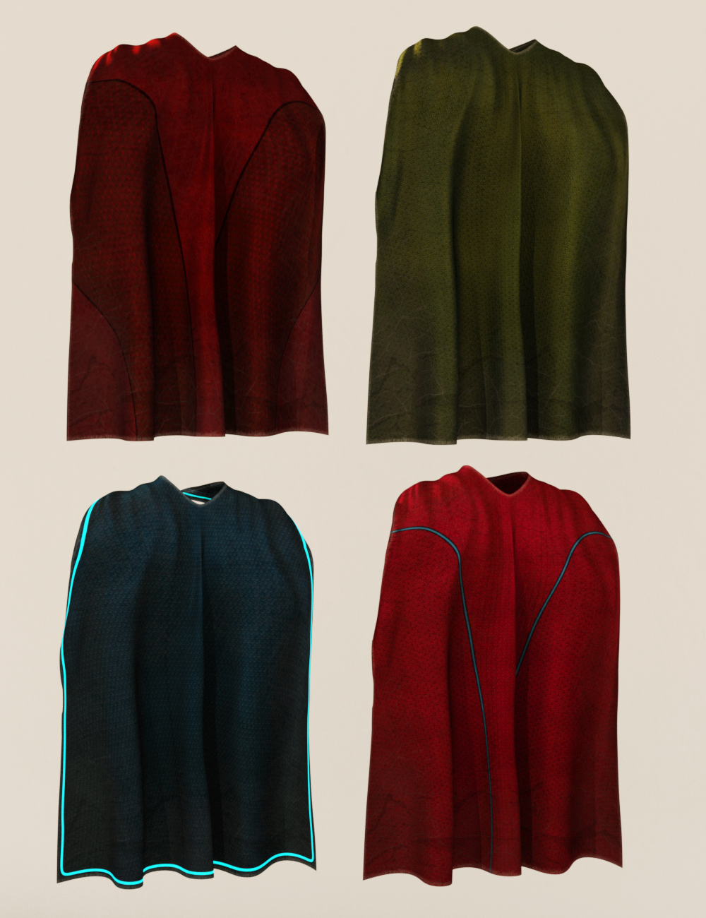 Super Hero Cape New Hero Textures | Daz 3D