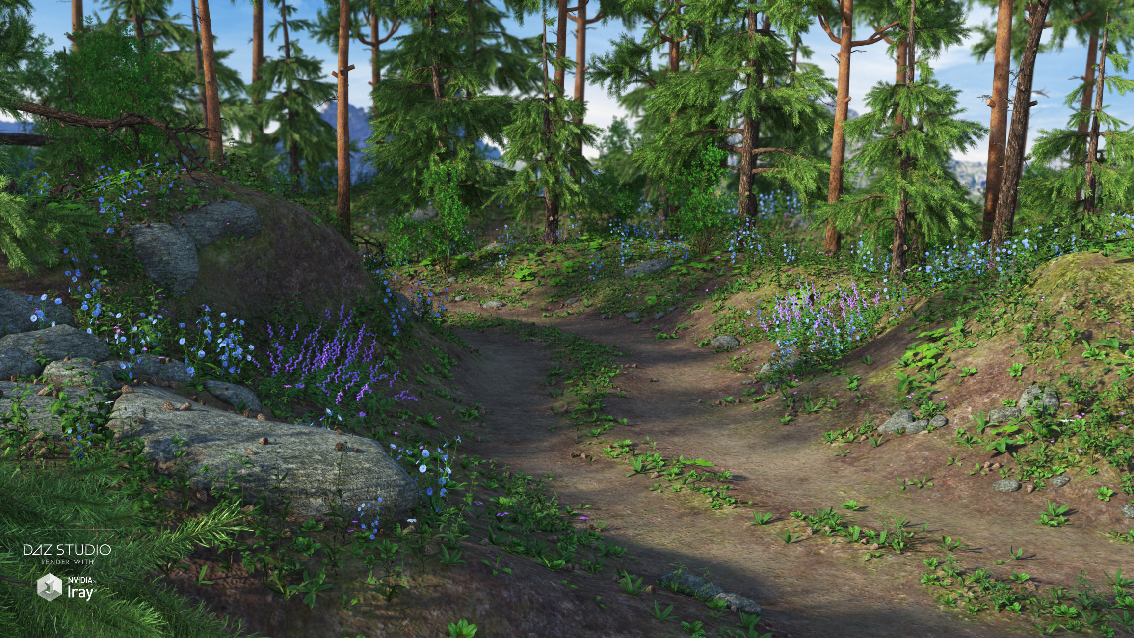 Forest Path | Daz 3D