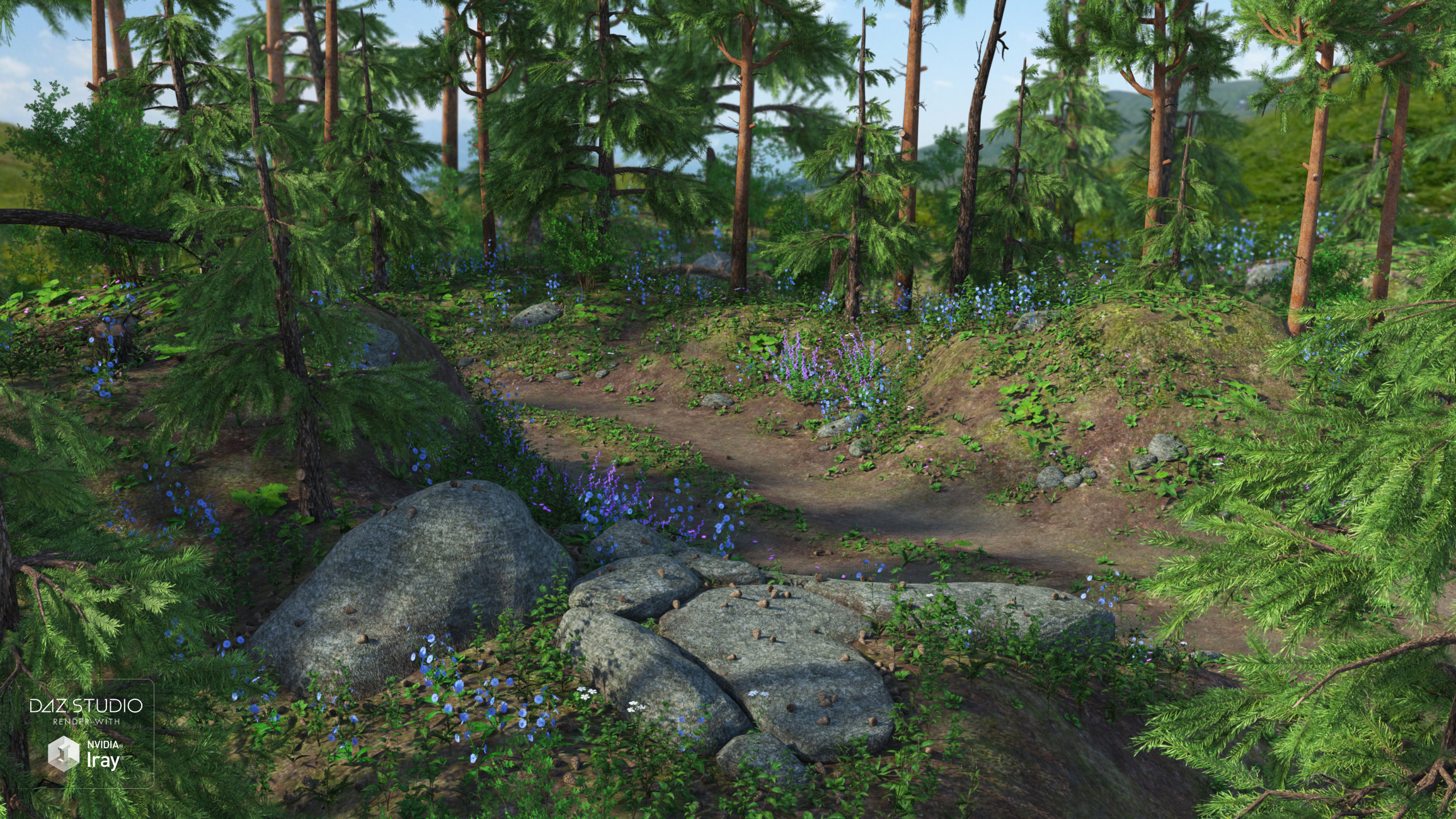 Forest Path | Daz 3D