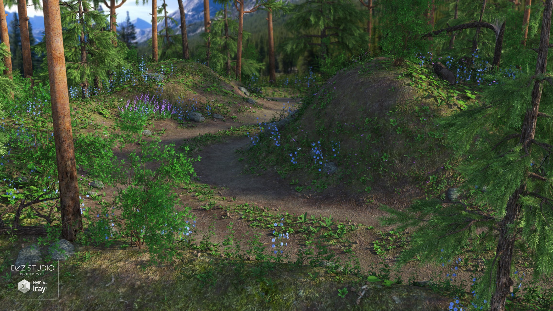 Forest Path | Daz 3D