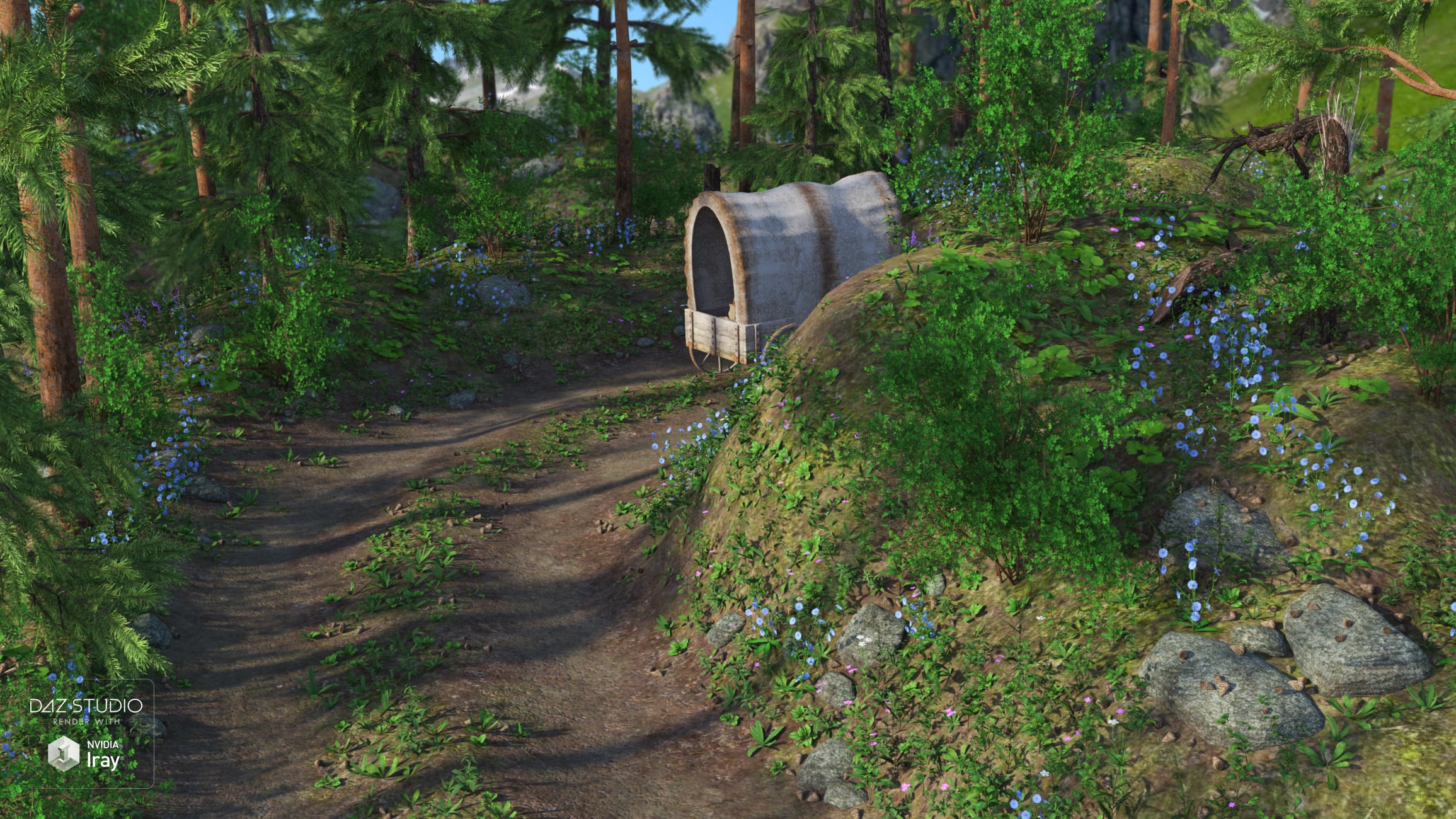Forest Path | Daz 3D