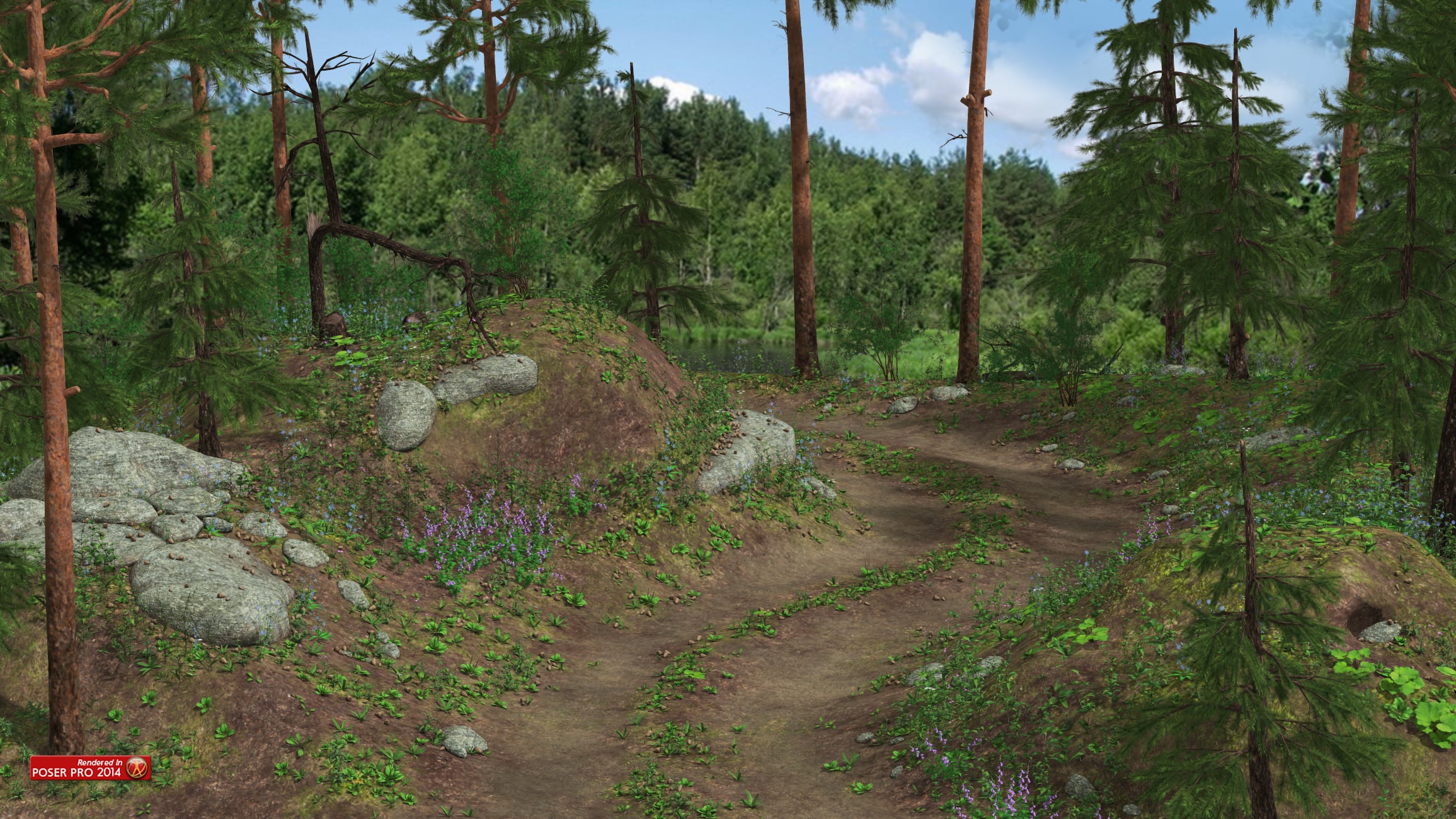 Forest Path | Daz 3D