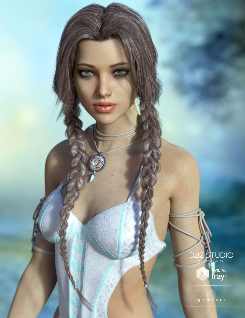 Bridget Hair Bundle | Daz 3D