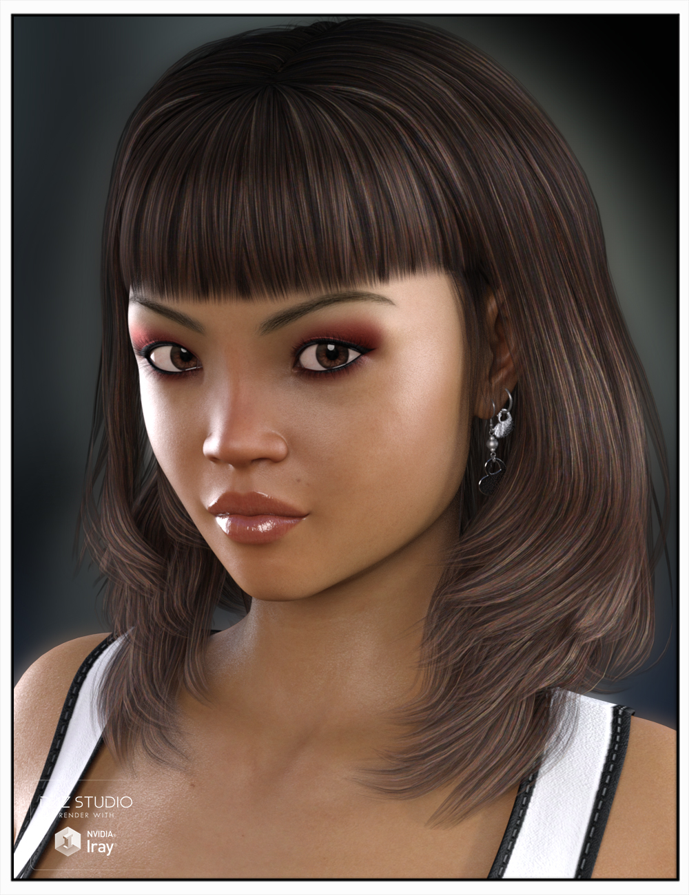 Dimi Hair for Genesis 3 Female(s) | Daz 3D