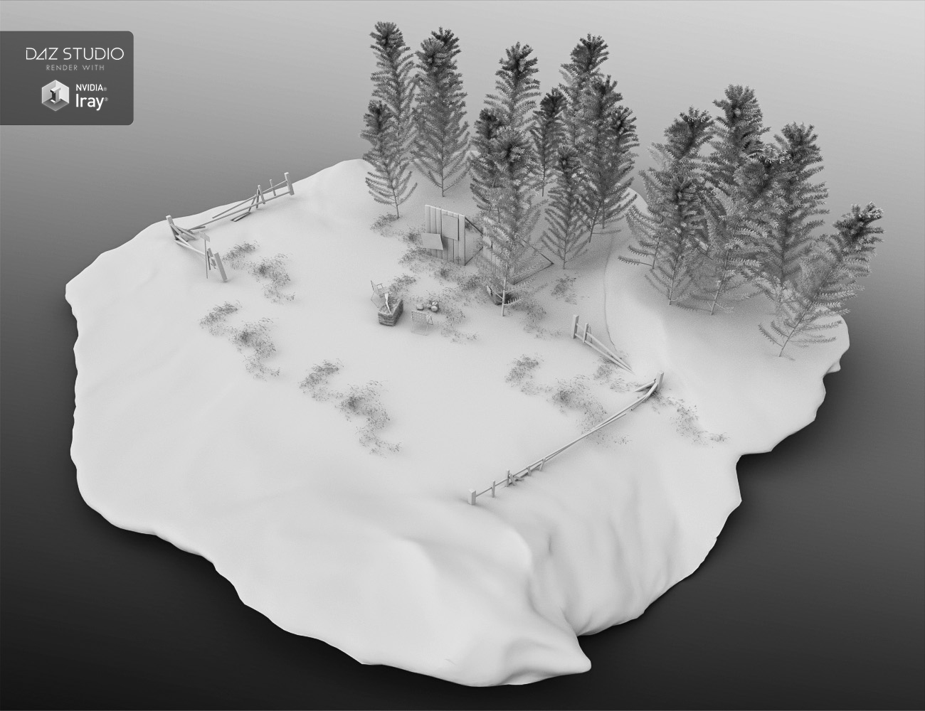 Backwoods Shooting Range for Genesis 3 and 8 Male(s) and Female(s) | Daz 3D