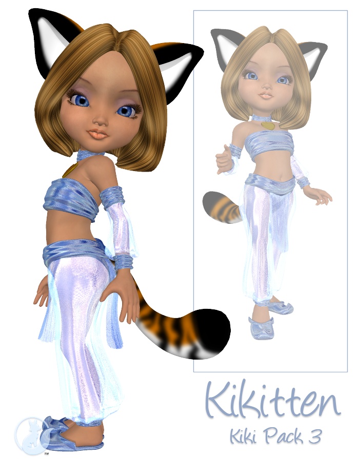 Kiki Clothing Pack 3 - Kikitten | Daz 3D