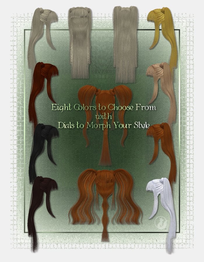 Sherri Hair for A3, SP3, V3 and L3 | Daz 3D