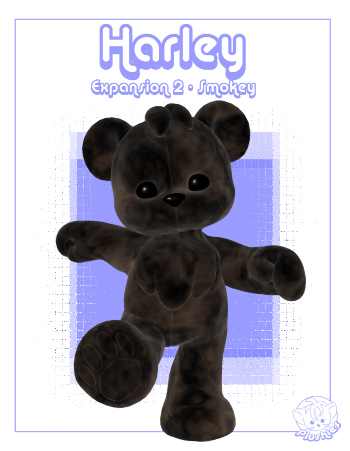 Plushies Harley Expansion 2 Smokey | Daz 3D