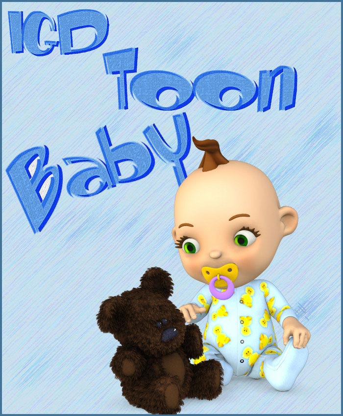 IGD Toon Baby Poses | Daz 3D