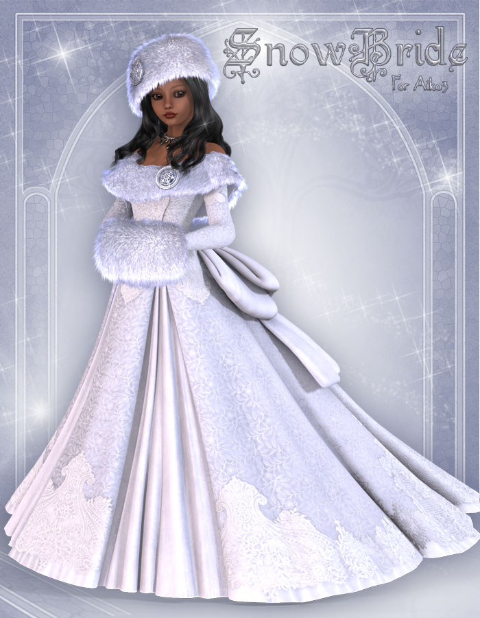 Snow Bride for A3 | Daz 3D