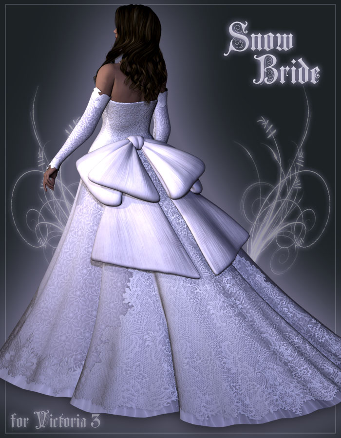Snow Bride for V3 | Daz 3D