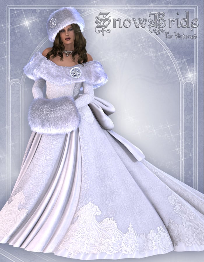 Snow Bride for V3 | Daz 3D