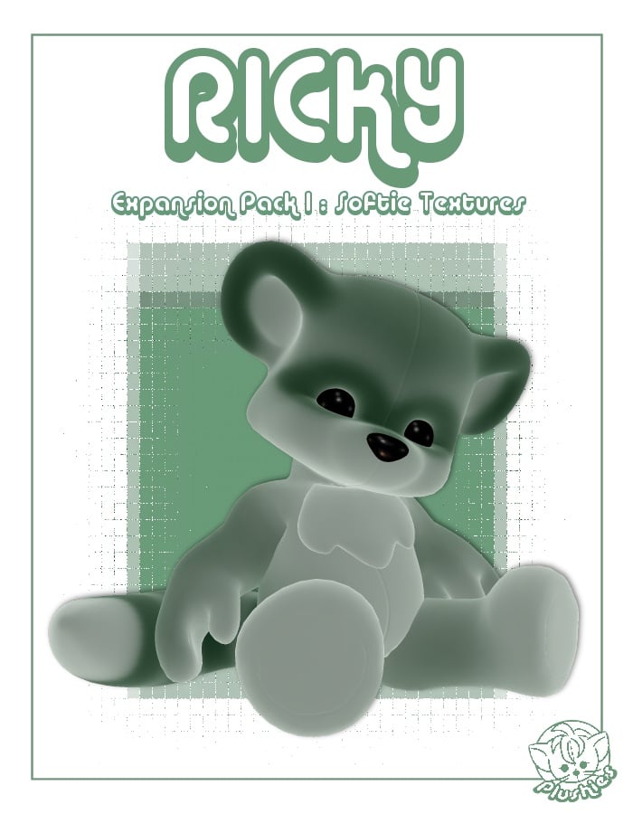 Plushies: Ricky Expansion 1 - Softies | Daz 3D