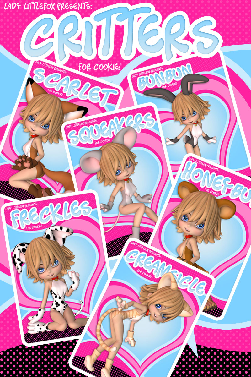 Cookie Critters BUNDLE | Daz 3D