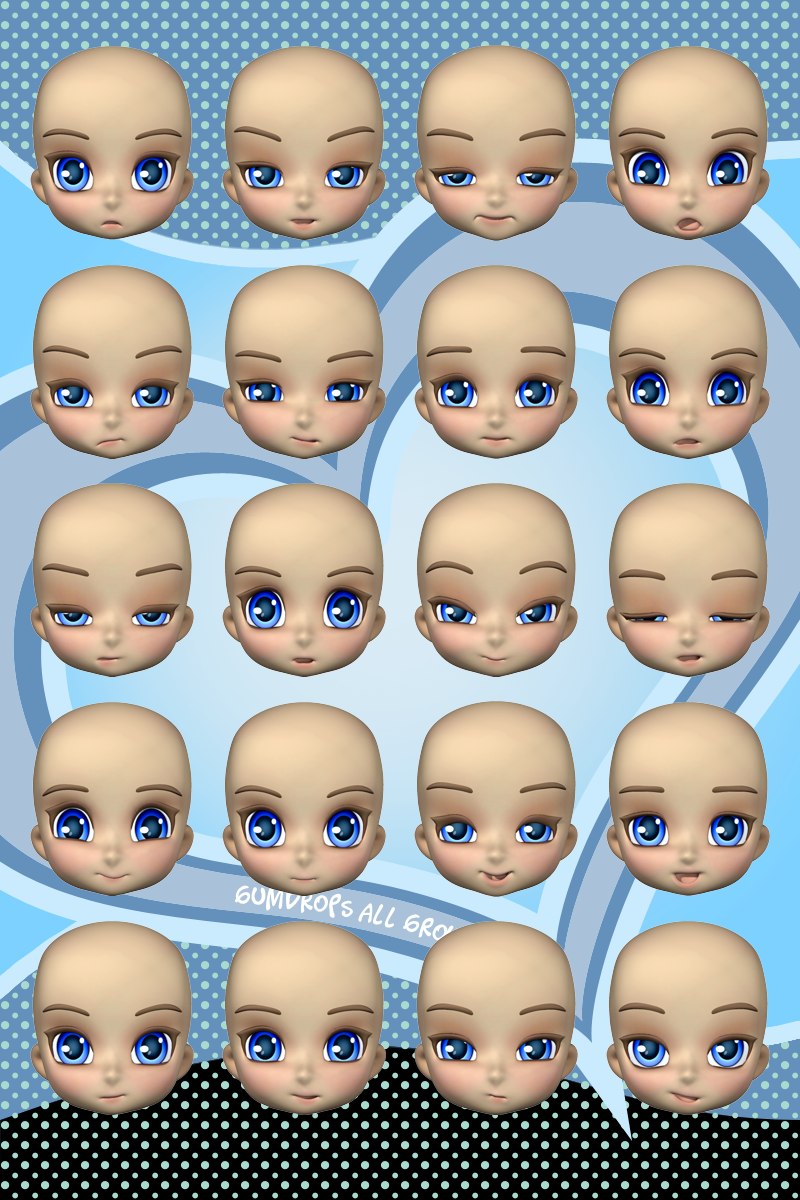100 CandC Expressions | Daz 3D
